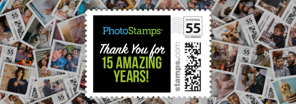 PhotoStamps | Thank you for 15 amazing years!